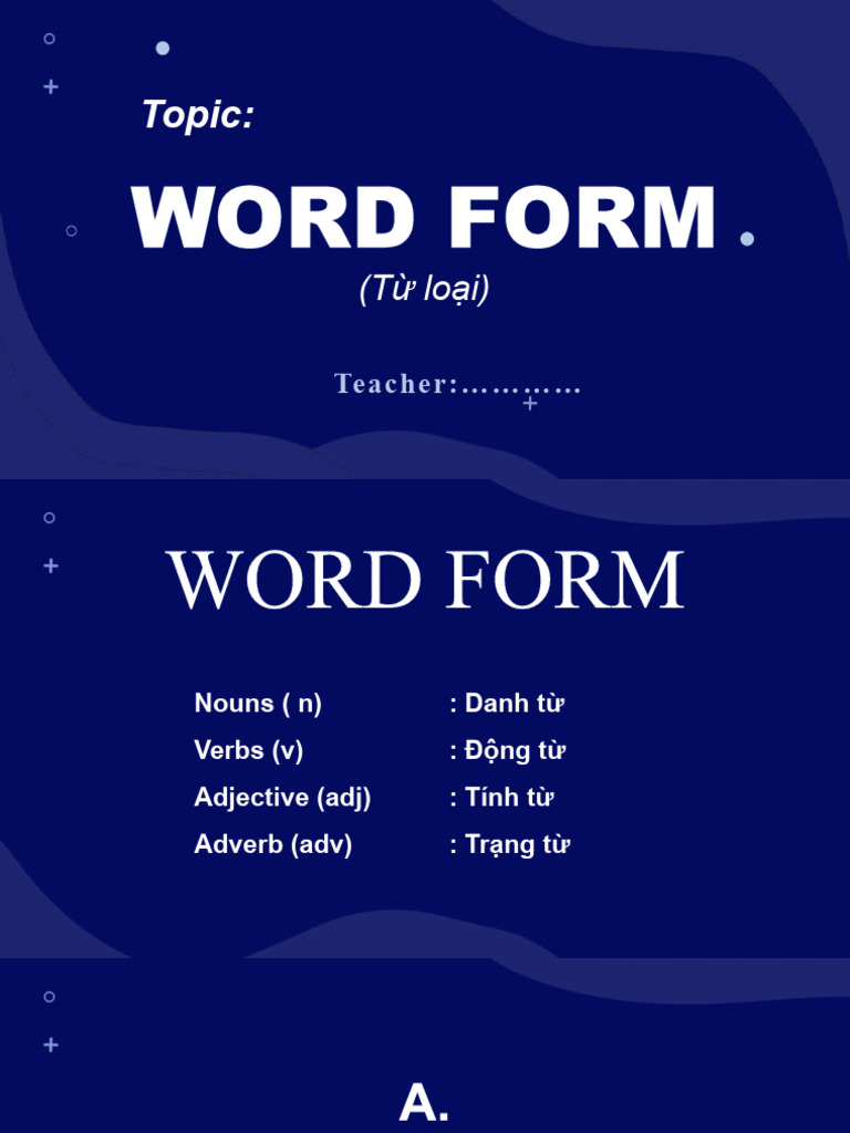 Word Form | PDF