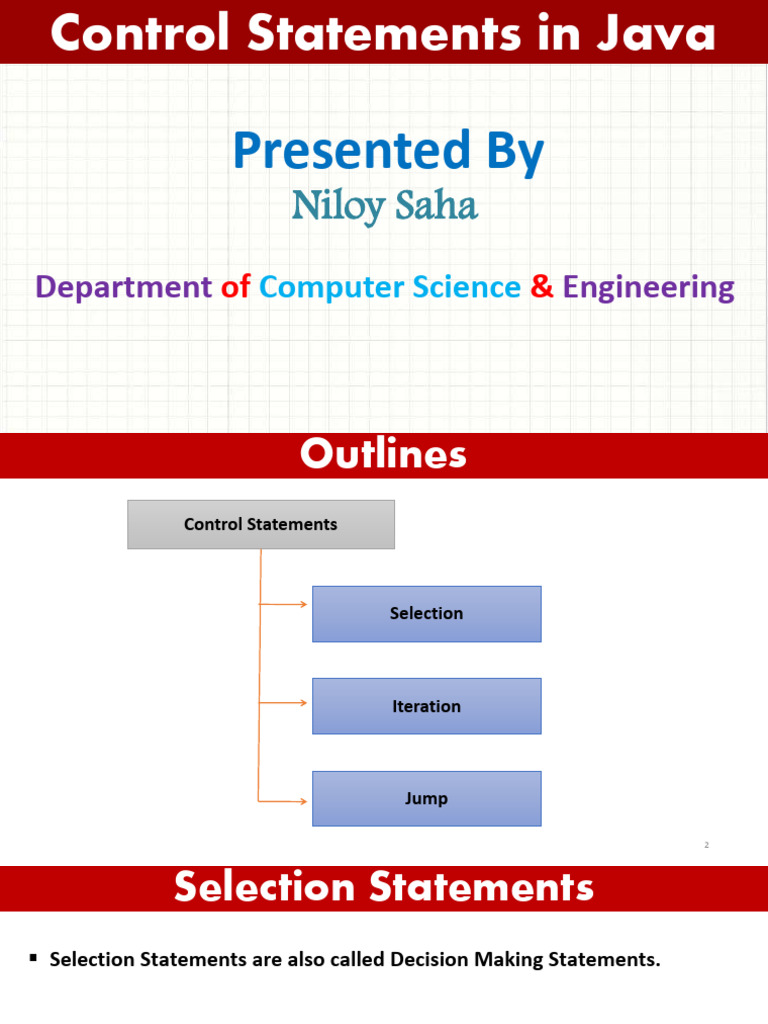 Control Statement and Loops | PDF | Control Flow | Computer Engineering Control Statement and Loops | PDF | Control Flow | Computer Engineering