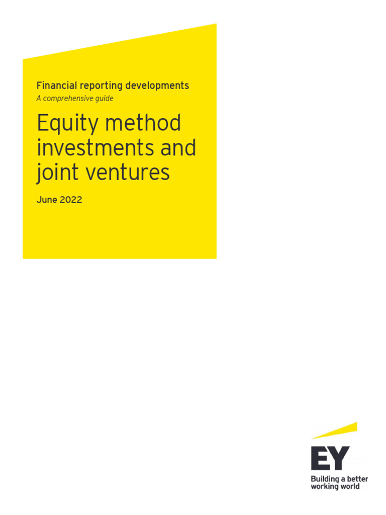 Equity Method Investments Guide | PDF | Investing | Equity (Finance)