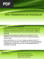 Mga Teknik at Pamamaraan NG Pagsasalin | PDF