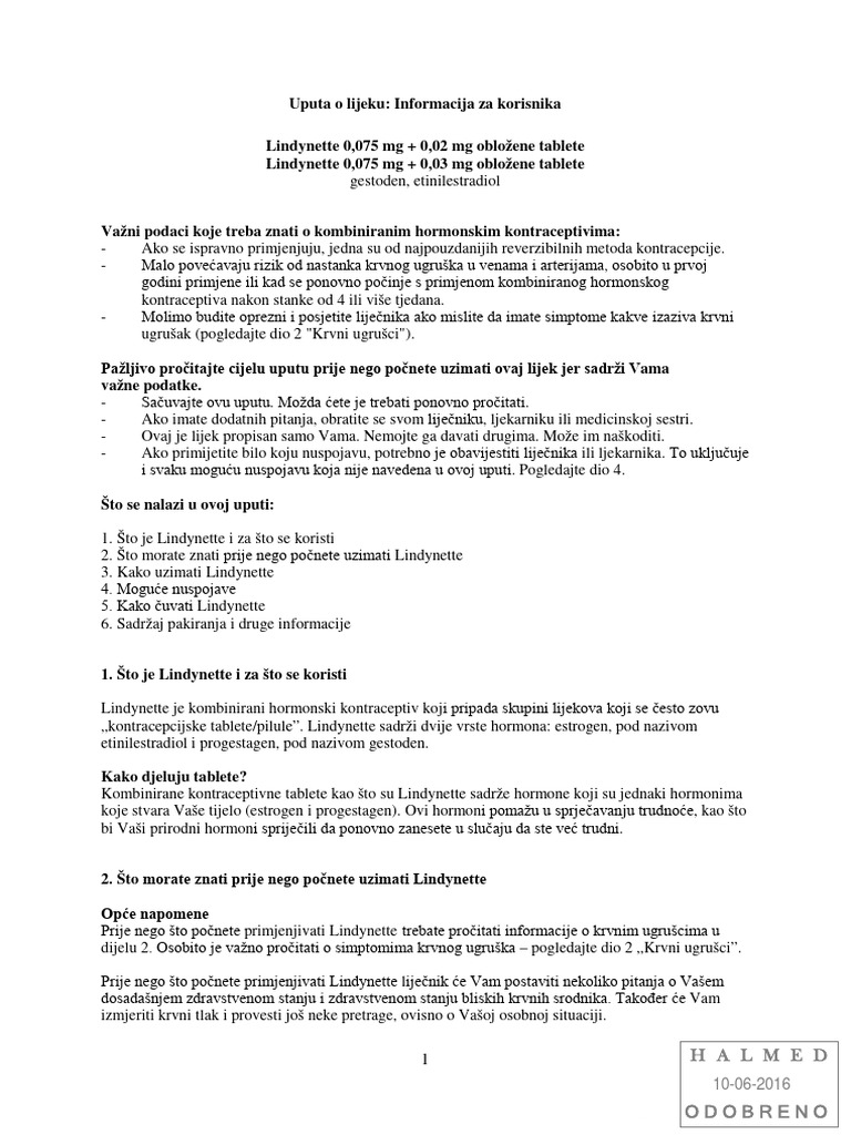 Lindynette 20 30 Pil | PDF