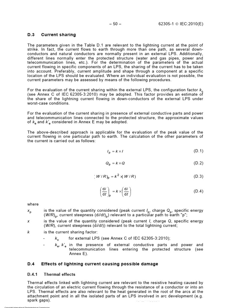 Iec 62305 1 8 | PDF | Deformation (Engineering) | Stress (Mechanics)