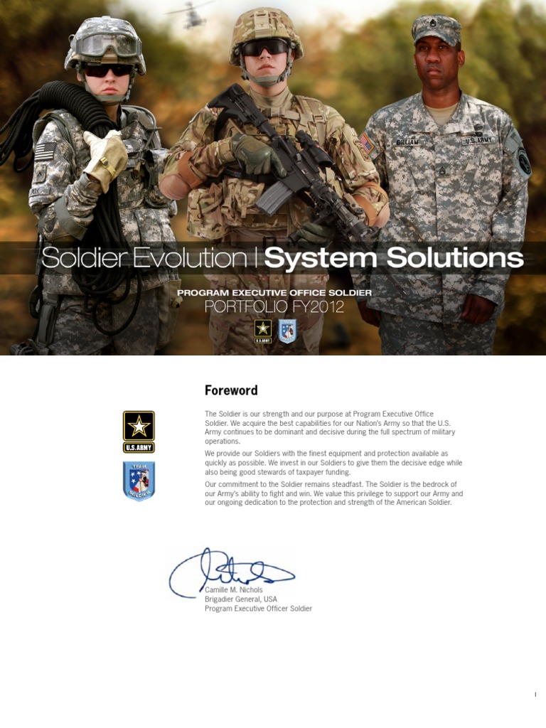 PEO Soldier Portfolio 2012 | PDF
