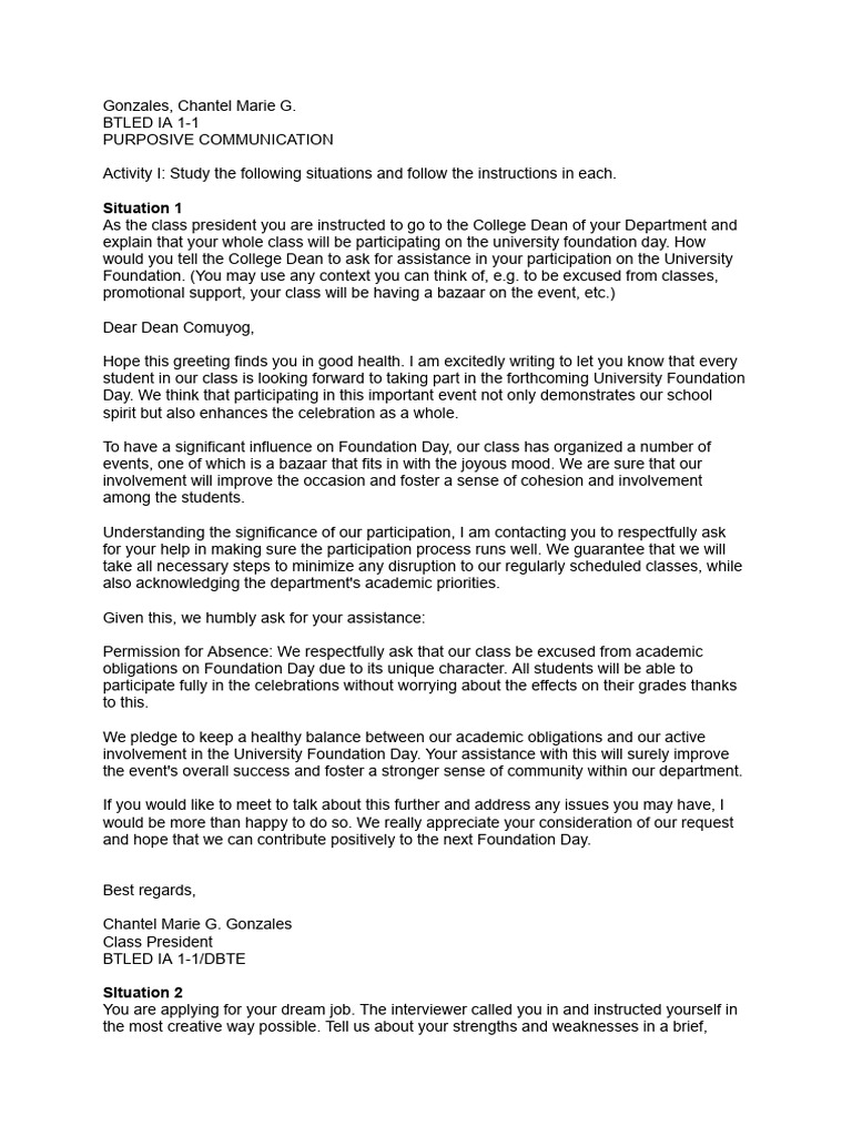 Activity 1 PURCOM | PDF