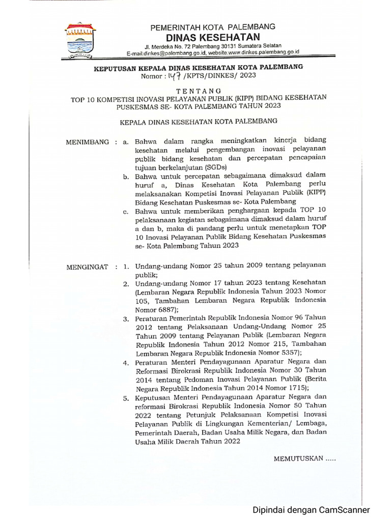 SK TOP 10 Lomba Inovasi 2023 | PDF