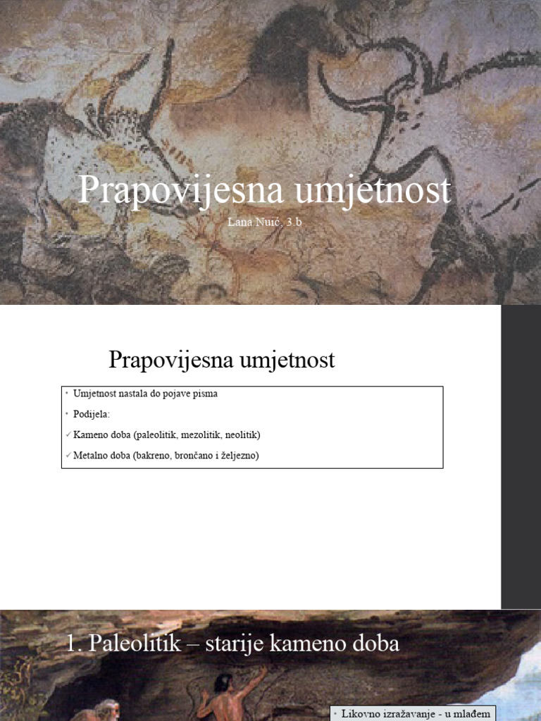 Prapovijesna Umjetnost | PDF