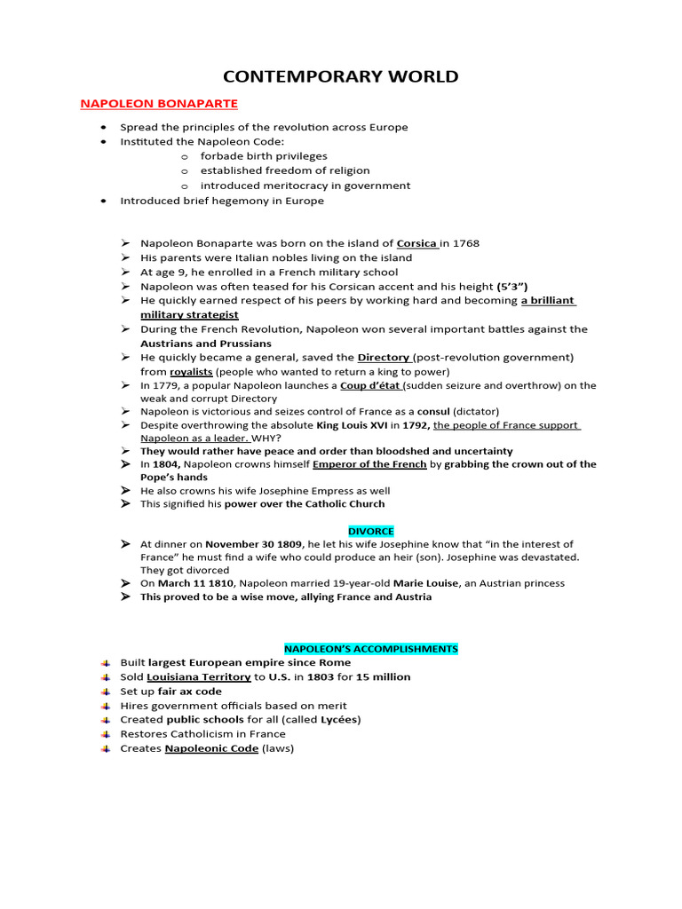 Napoleon Bonaparte | PDF | Napoleon | First French Empire