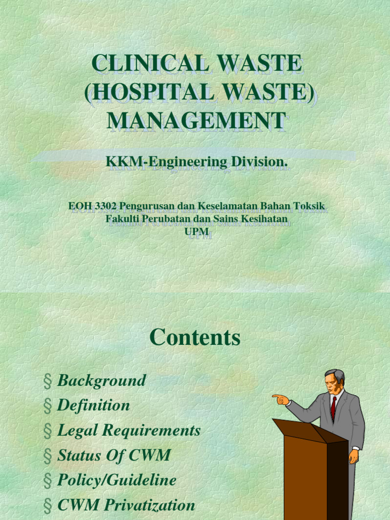 Clinical Waste Management in Malaysia | PDF | Waste | Pollution