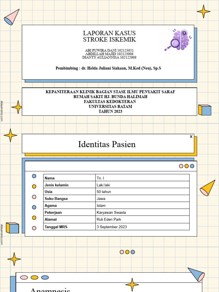 (Lapkas) Stroke Iskemik Neuro | PDF
