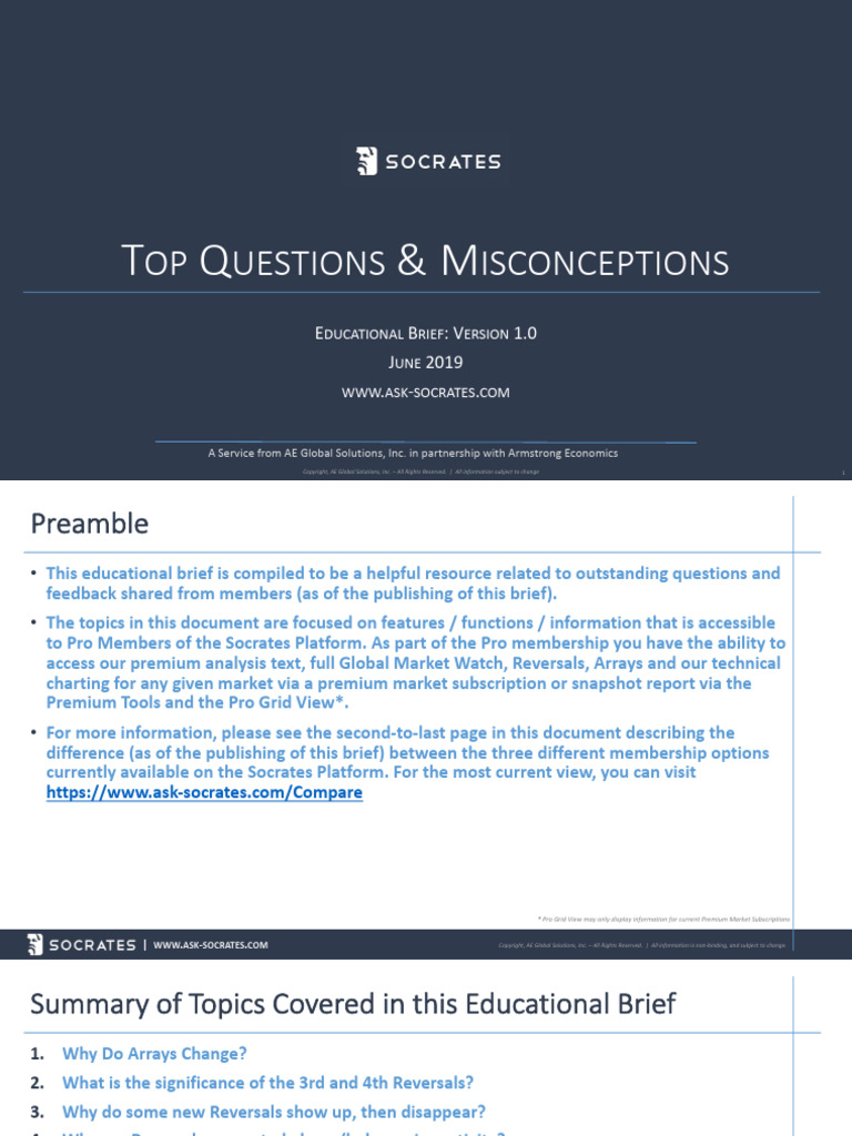 SOCRATES Platform - Top Questions and Misconceptions v1.0 (June 2019 ...
