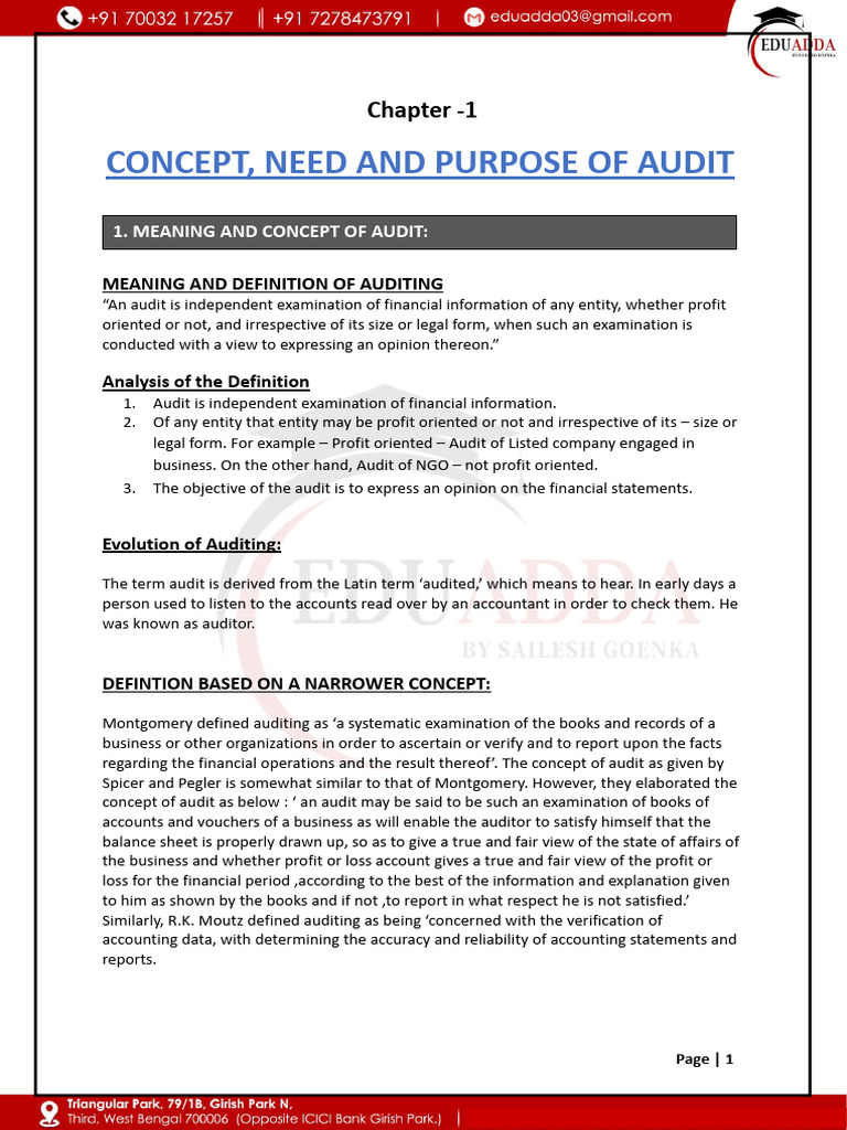 Audit | PDF | Audit | Financial Audit
