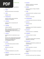 Advanced English Vocabulary List With Meanings & Examples | PDF | Adjective