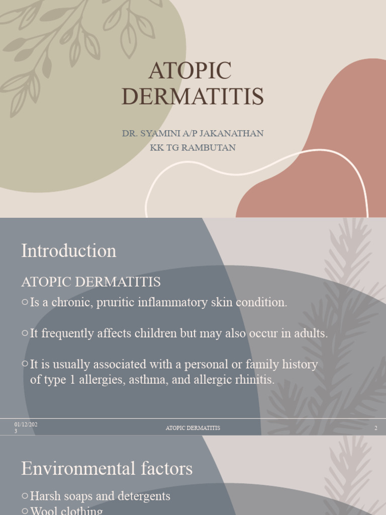 Understanding Atopic Dermatitis: Causes & Treatment | PDF | Dermatitis ...