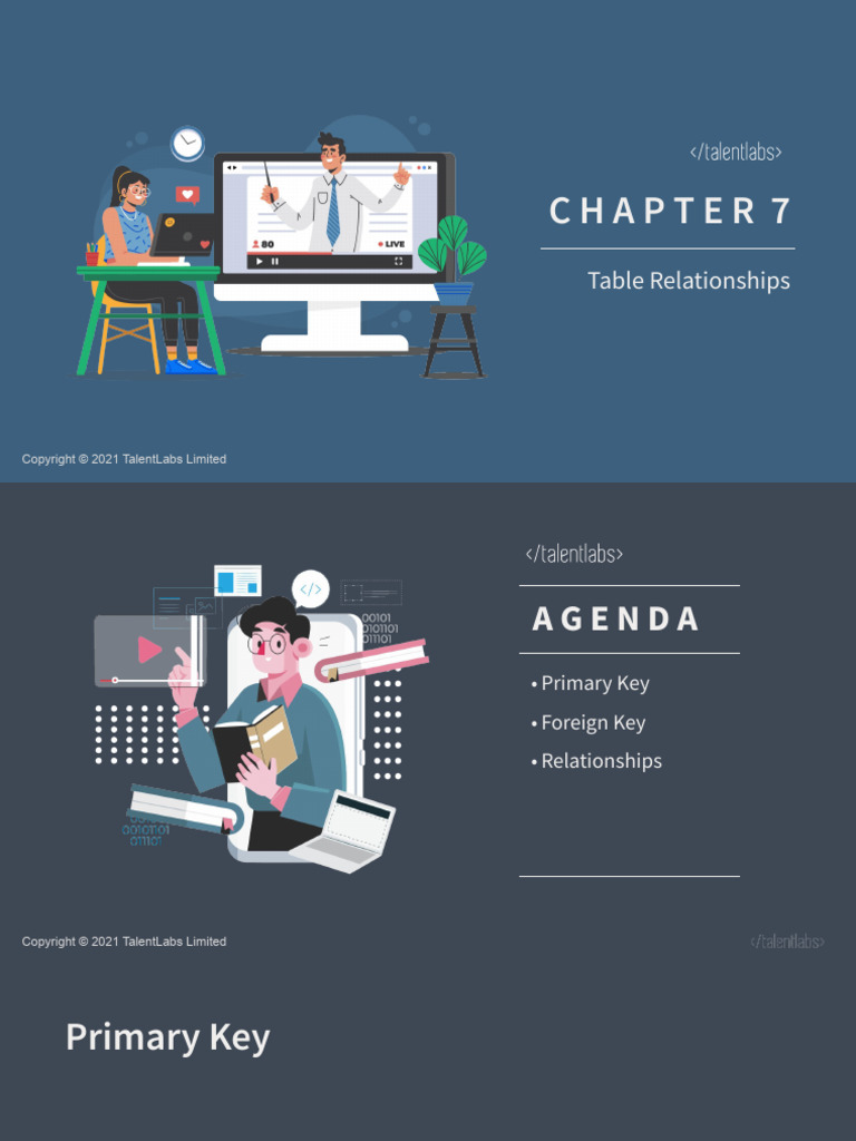Chapter 7 - Table Relationships | PDF | Computing | Data Management