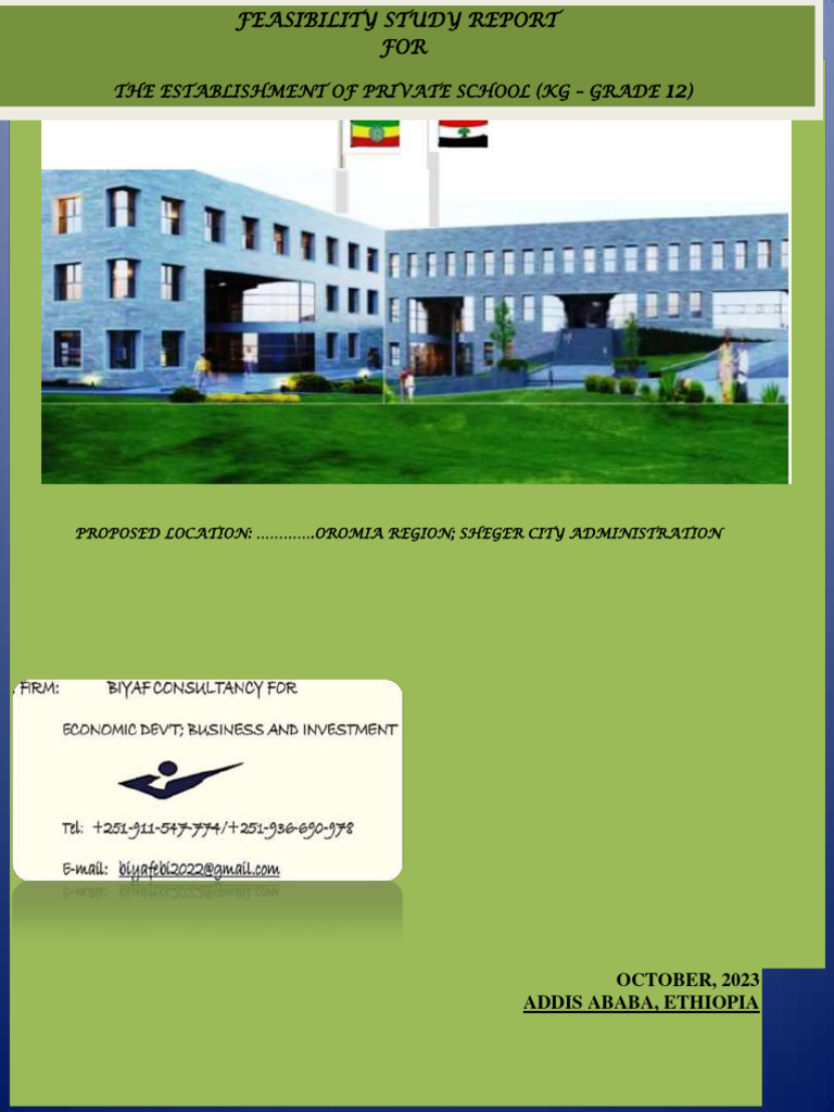 Feasibility Study For School Project | Download Free PDF | Internal ...