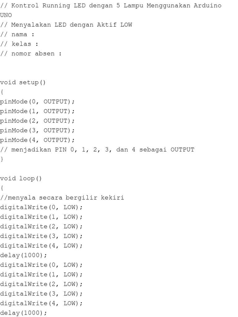 Runing Led 10ms 3 Step Penilaian | PDF