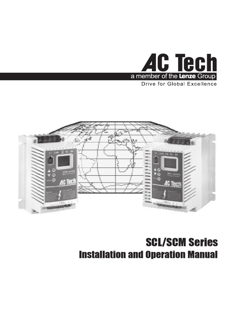 SCL/SCM Series: Installation and Operation Manual | PDF | Alternating Current | Electromagnetic ...