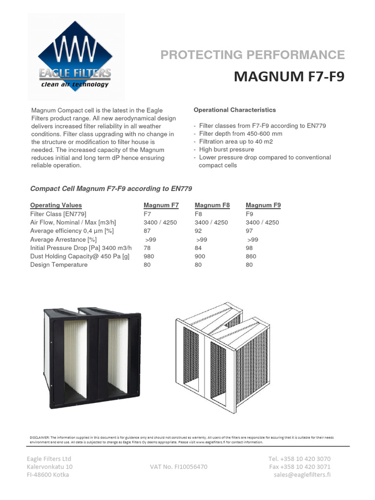 Ef Magnum F7 F9 Pdf Filtration