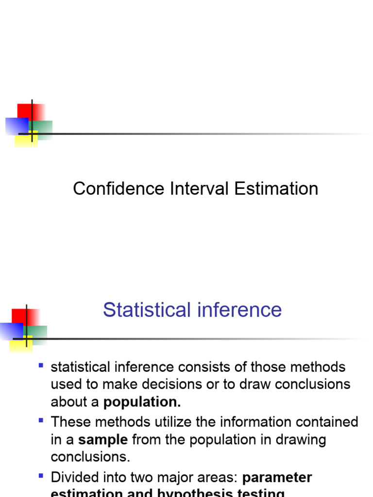 Confidence Intervals | PDF | Standard Deviation | Confidence Interval