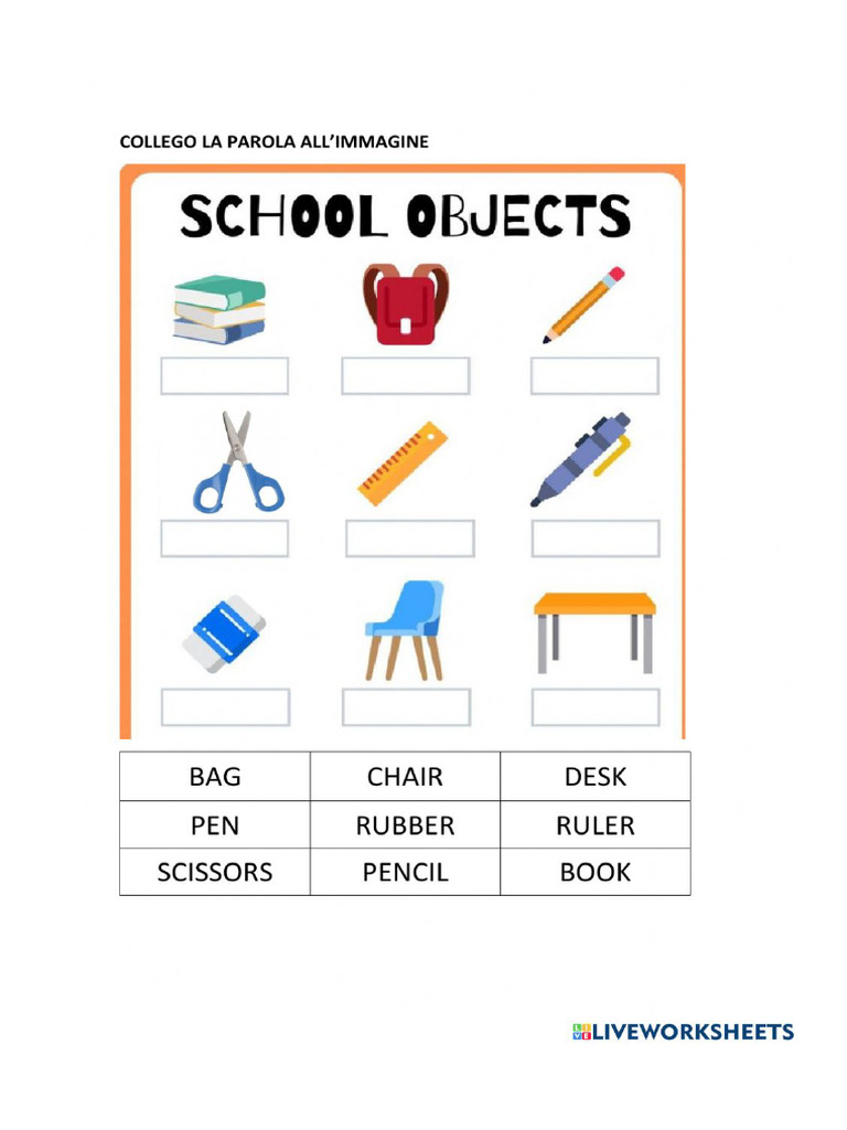 School Objects | PDF