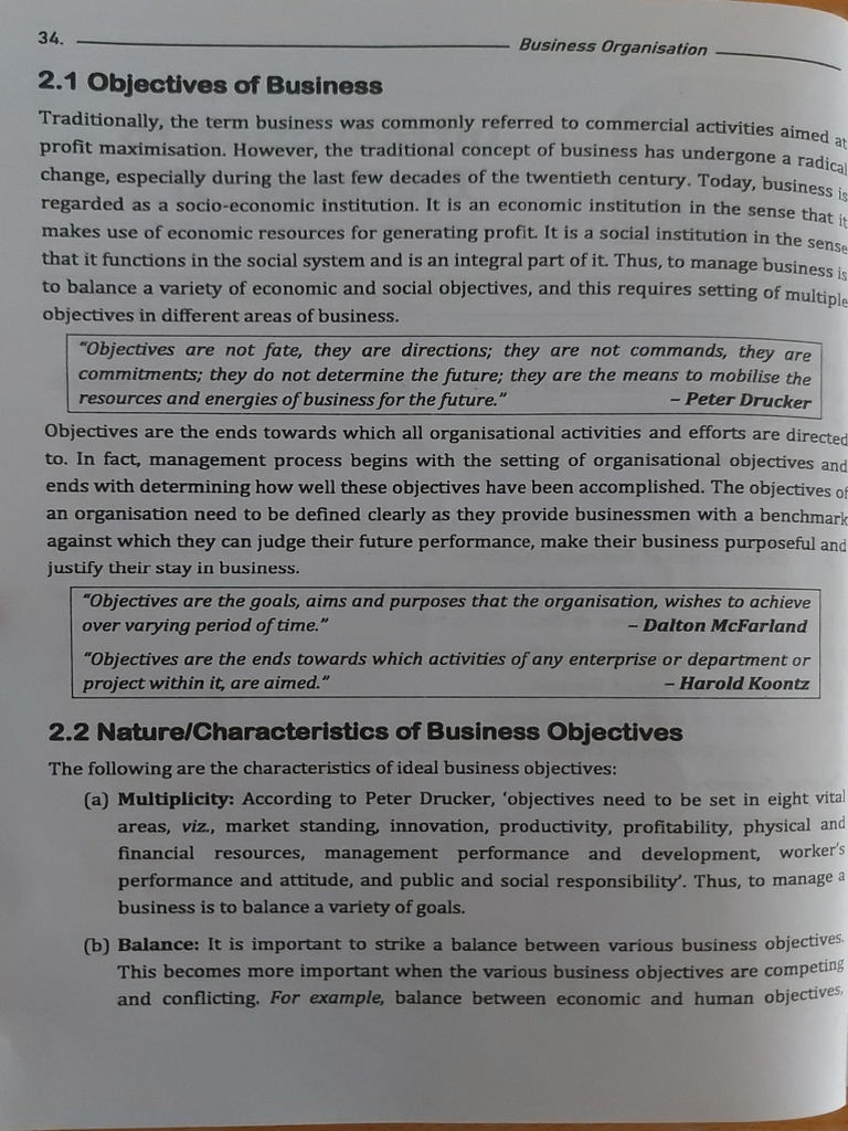 Chapter 2 Objectives of Business | PDF | Business | Employment