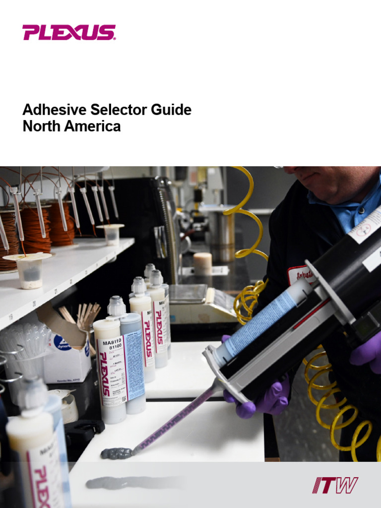 Plexus Selector Chart North America | PDF | Adhesive | Composite Material