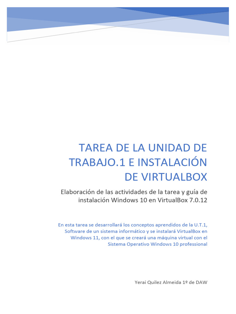 Instalación de VirtualBox en Windows 11 | PDF | Windows 10 | Archivo de computadora