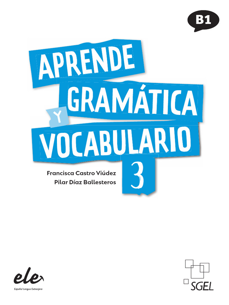 Aprende Gramática y Vocabulario B1 | PDF | Léxico | Verbo