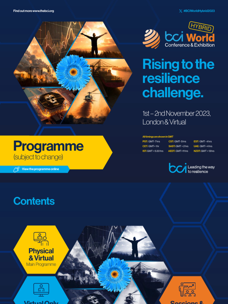 BCI World Hybrid 2023 - PROGRAMME | PDF | Psychological Resilience ...