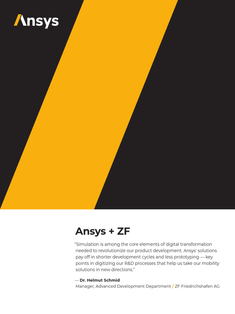 ZF Case Study | PDF | Electric Motor | Simulation