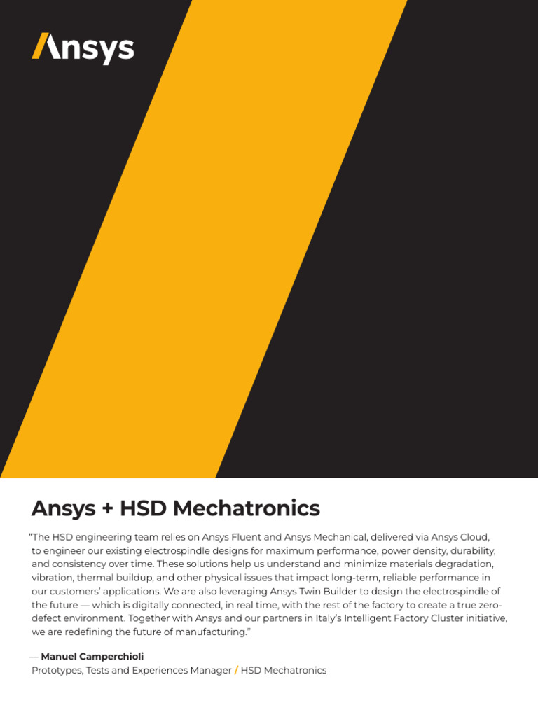 HSD Mechatronics Case Study | PDF | Simulation | Cloud Computing