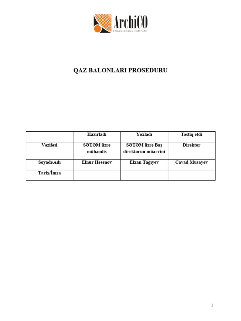 PR-005 Qaz Balonlari | PDF