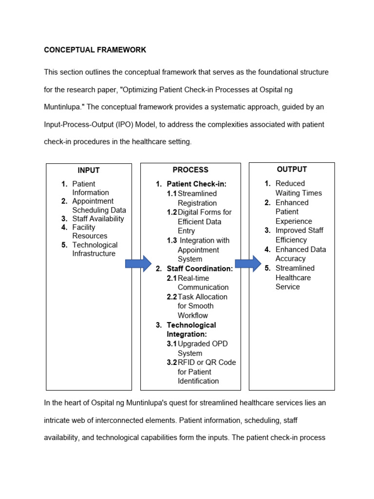 Conceptual Framework | PDF | Health Care | System
