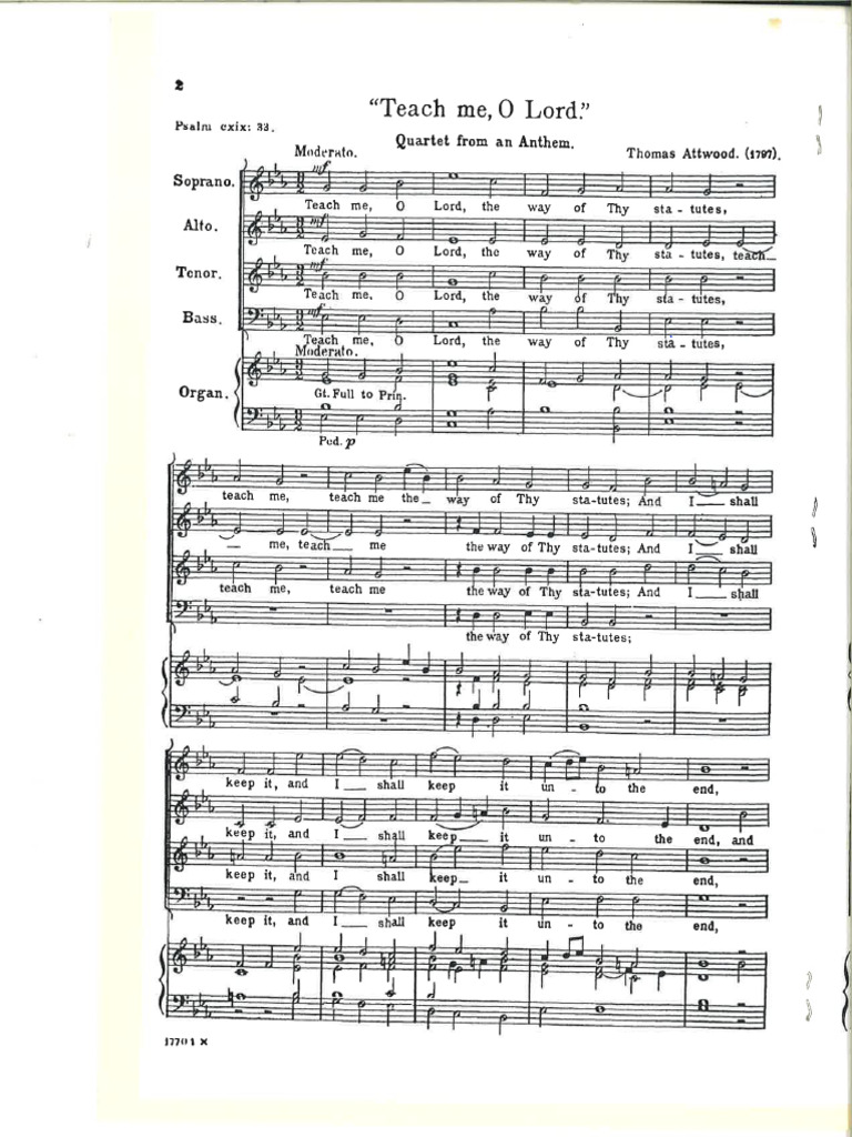 Teach-me-O-Lord ATTWOOD | PDF