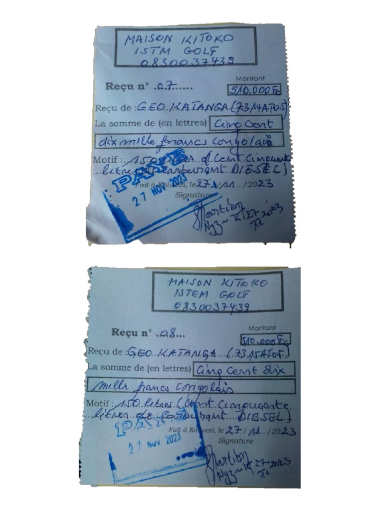 Fuel Invoice 27-11-2023 | PDF