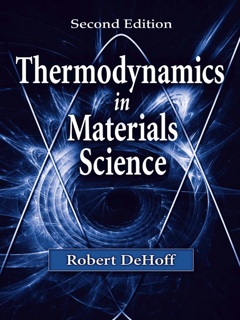 Robert Dehoff Thermodynamics In Material Pdf Copyright Trademark
