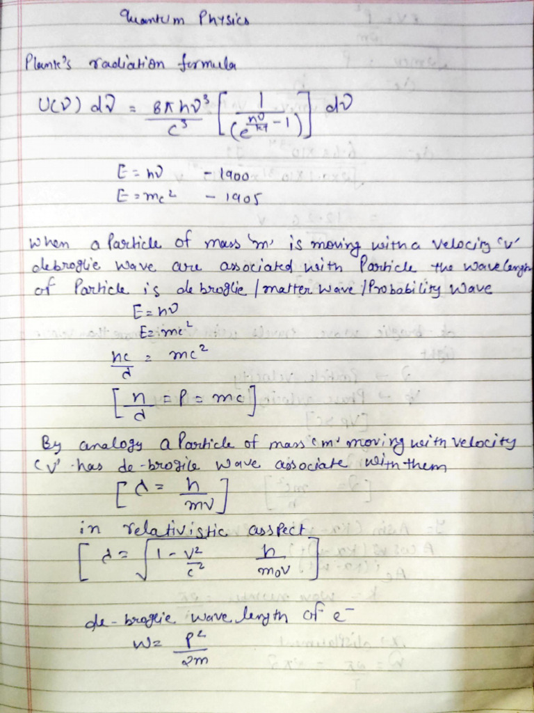 Physics Notes | PDF