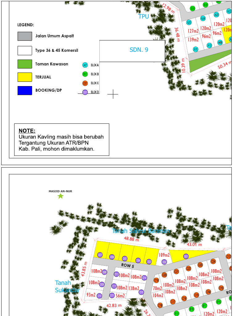 Pra Site Plan 4 Folio Besar Agustus 2022 | PDF