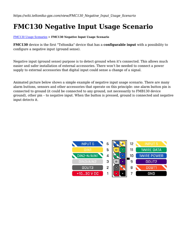 FMC130 Negative Input Usage Scenario | PDF