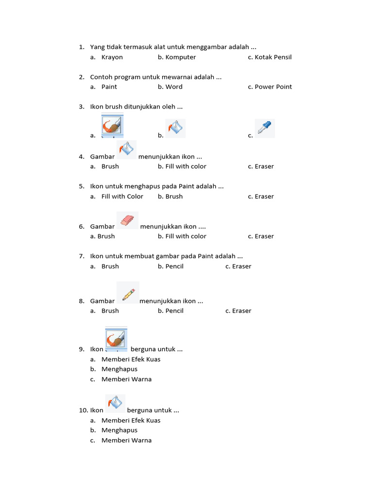Soal Pts Tik | PDF | Seni