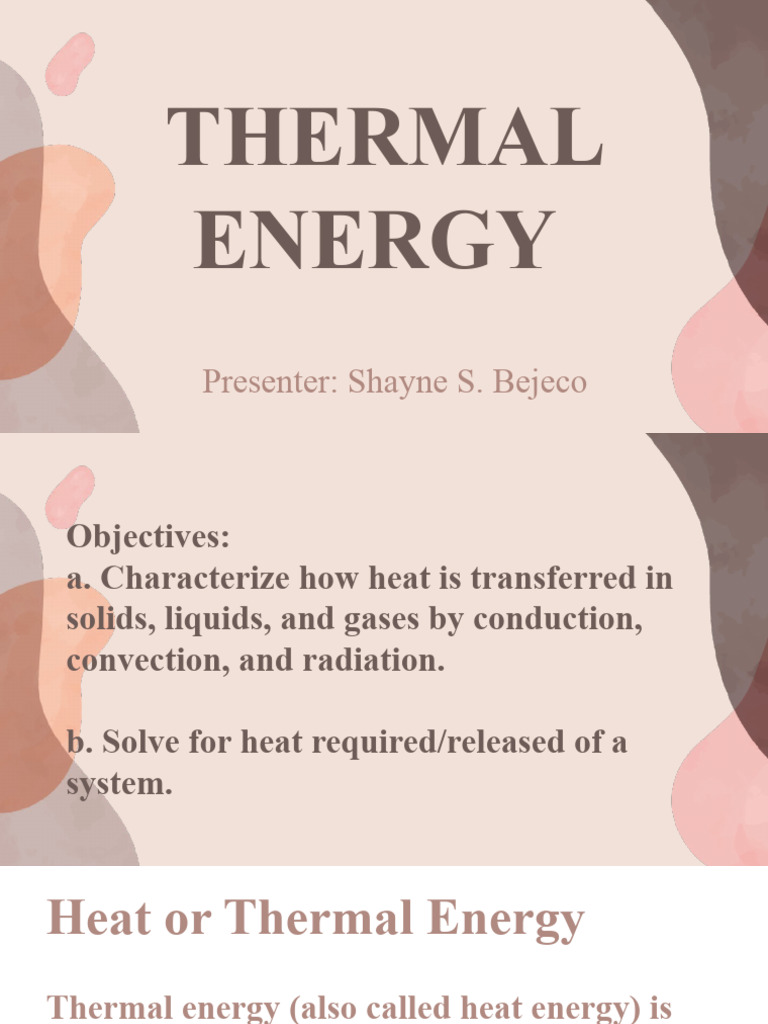 Caress Be Je Co Final | PDF | Heat | Latent Heat