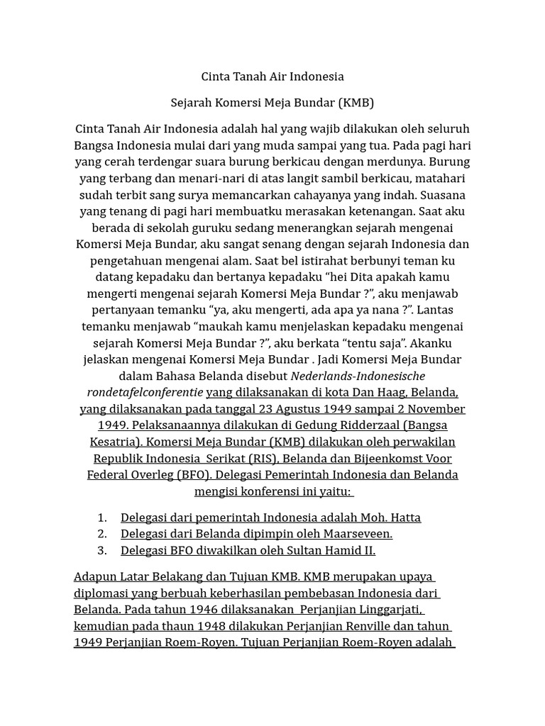 Cinta Tanah Air Indonesia Pdf