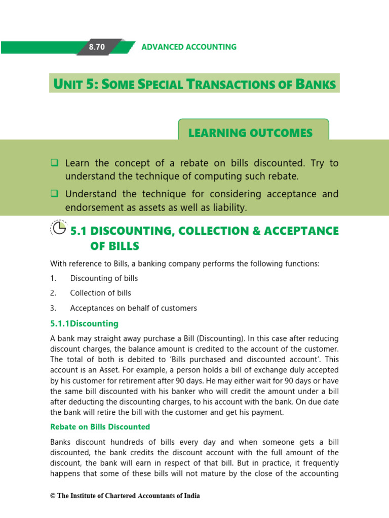 Unit 5 Banking Companies Special Transaction | PDF | Debits And Credits ...