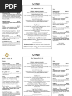 Table D'hôte Menu | PDF