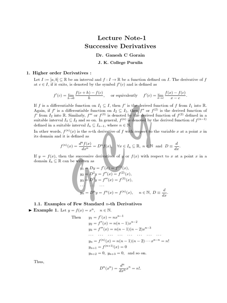 The Physical Anatomy | PDF | Derivative | Function (Mathematics)
