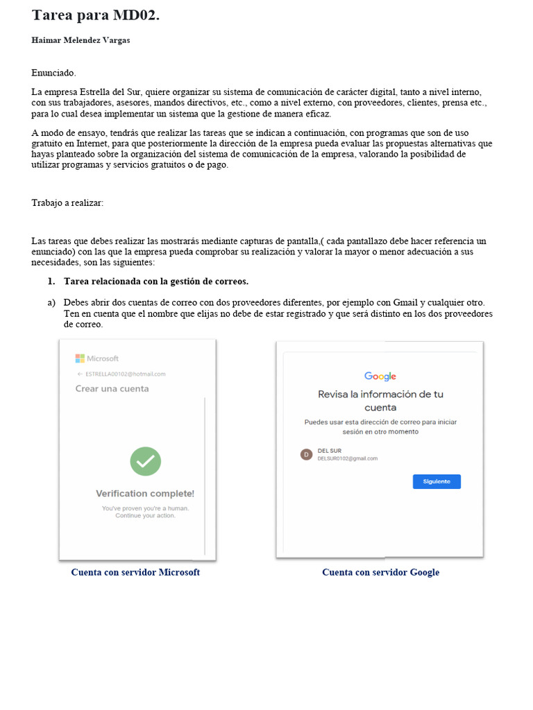 Melendez Vargas Haimar MD02 Tarea | PDF | Comunicación por medio de ordenadores | Ciencias de la ...