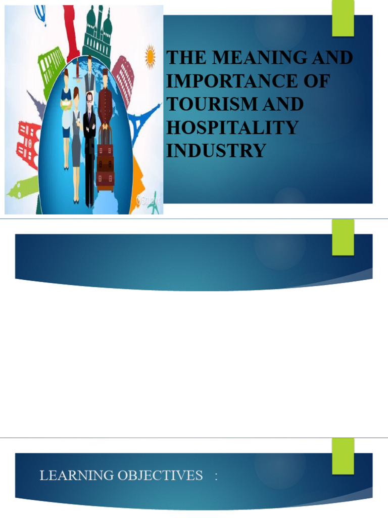 Characteristics of Tourism and Hospitality | PDF | Hotel | Transport
