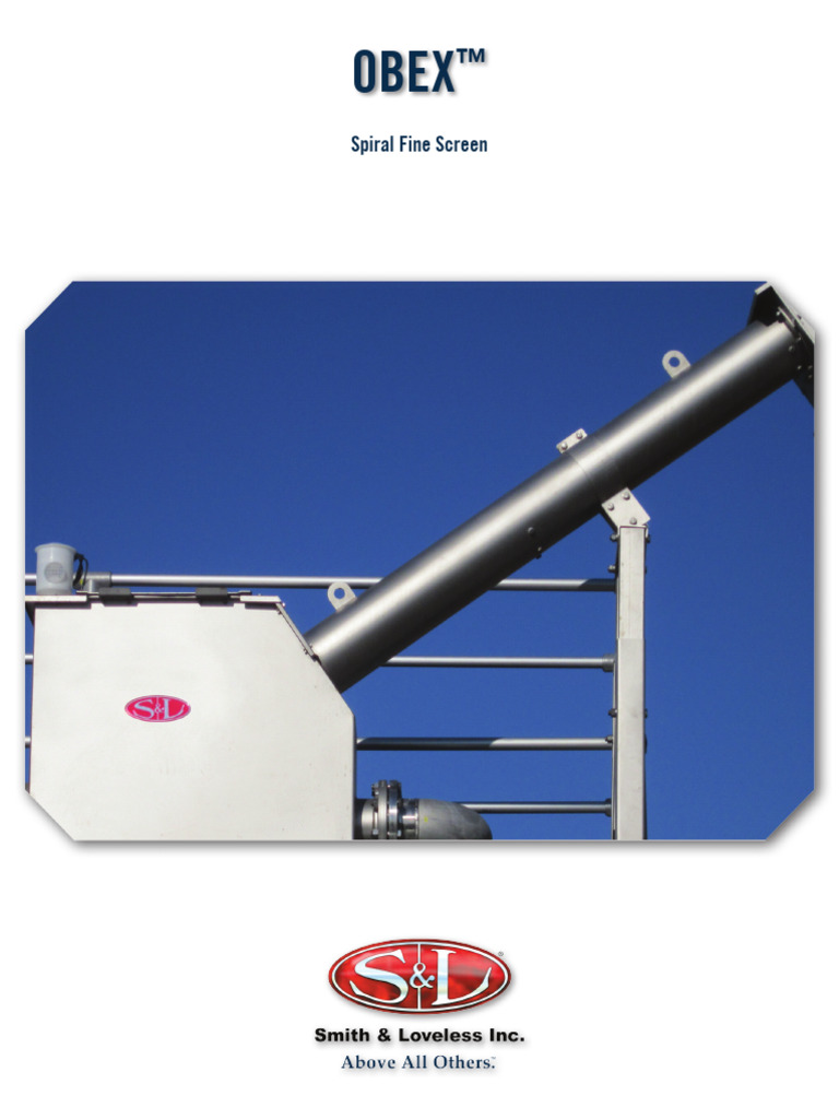 OBEX Spiral Fine Screen | PDF | Screw | Materials