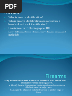 Forensic Ballistics | PDF | Forensic Science | Crime Scene