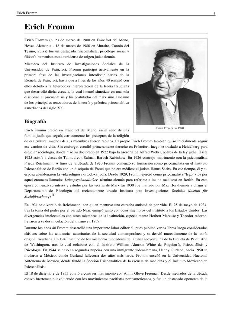 Fromm Eric | PDF | Erich Fromm